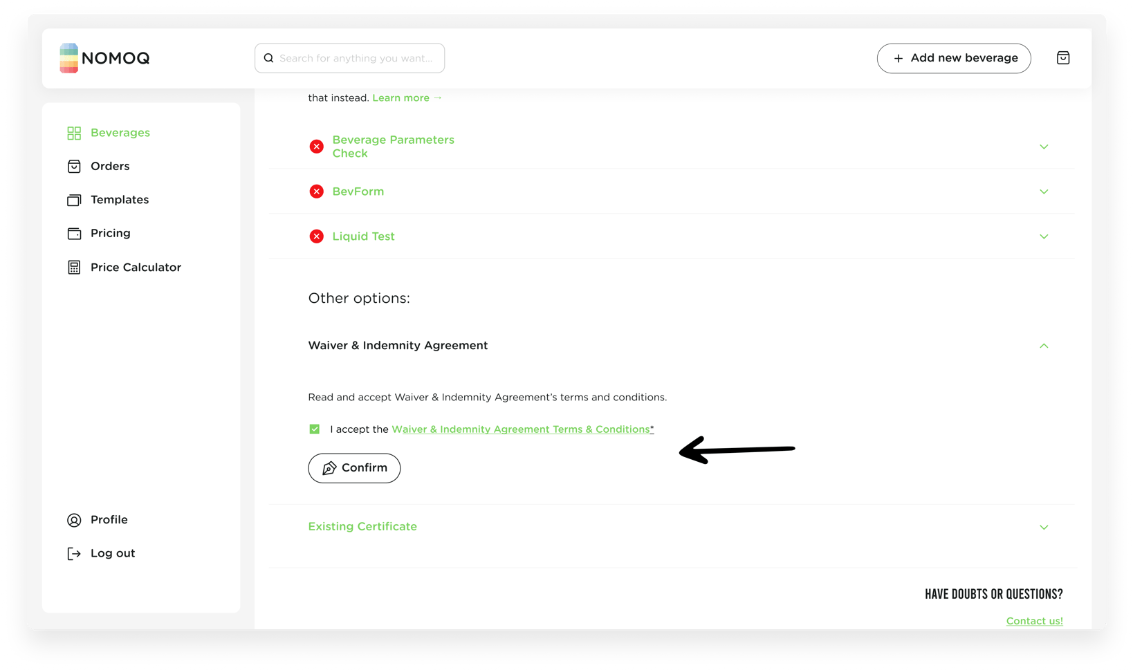How to check your beverage's corrosivity?